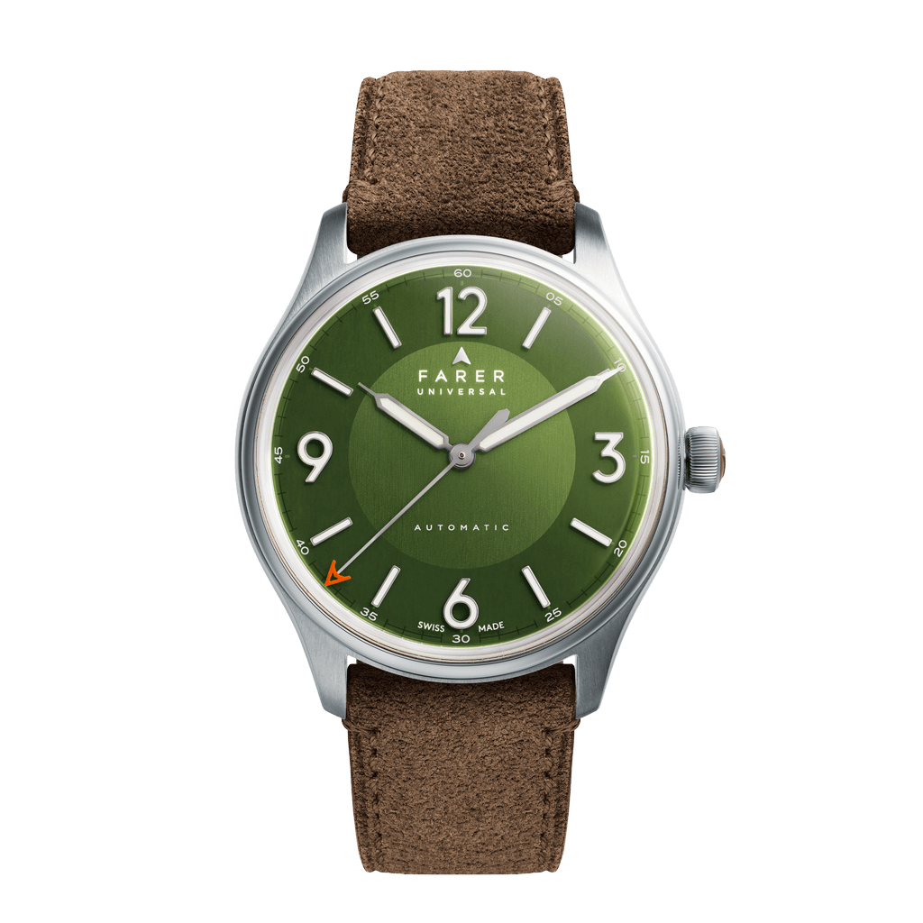 Farer USA - Discovery Olive - 39.5mm Swiss-Made Automatic Watch – Farer USD